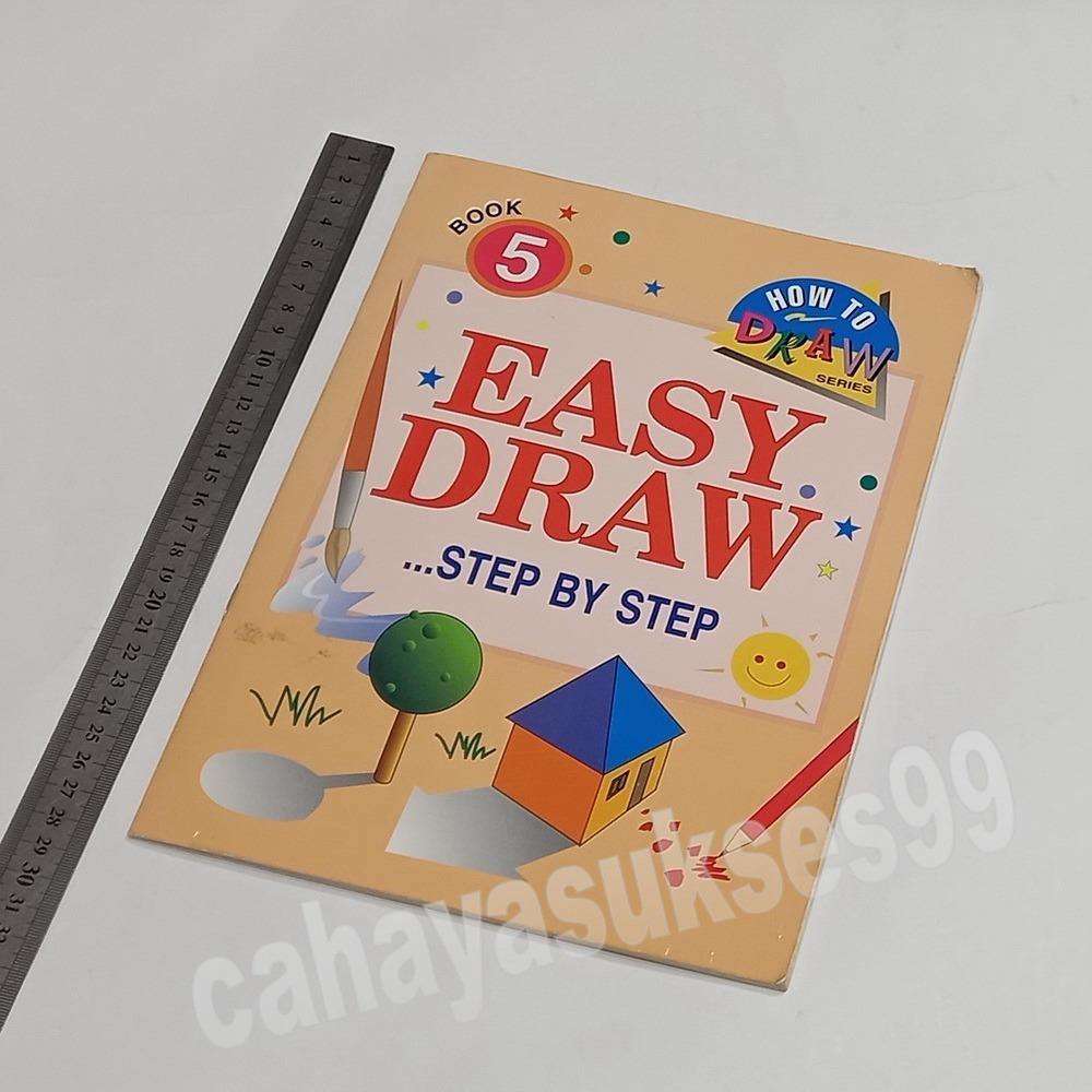 Buku Easy Draw Step by Step Book 5 How To draw Buku Anak Anak, Buku ...