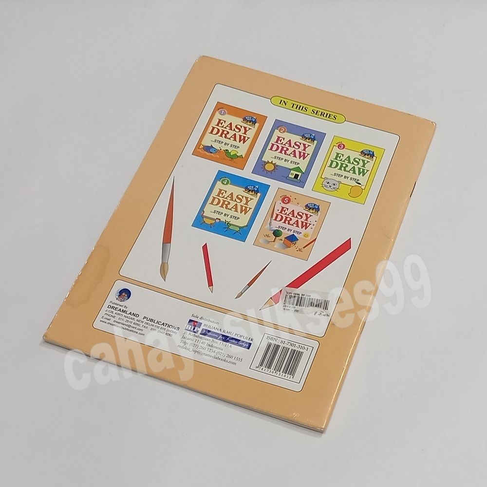 Buku Easy Draw Step by Step Book 5 How To draw Buku Anak Anak, Buku ...