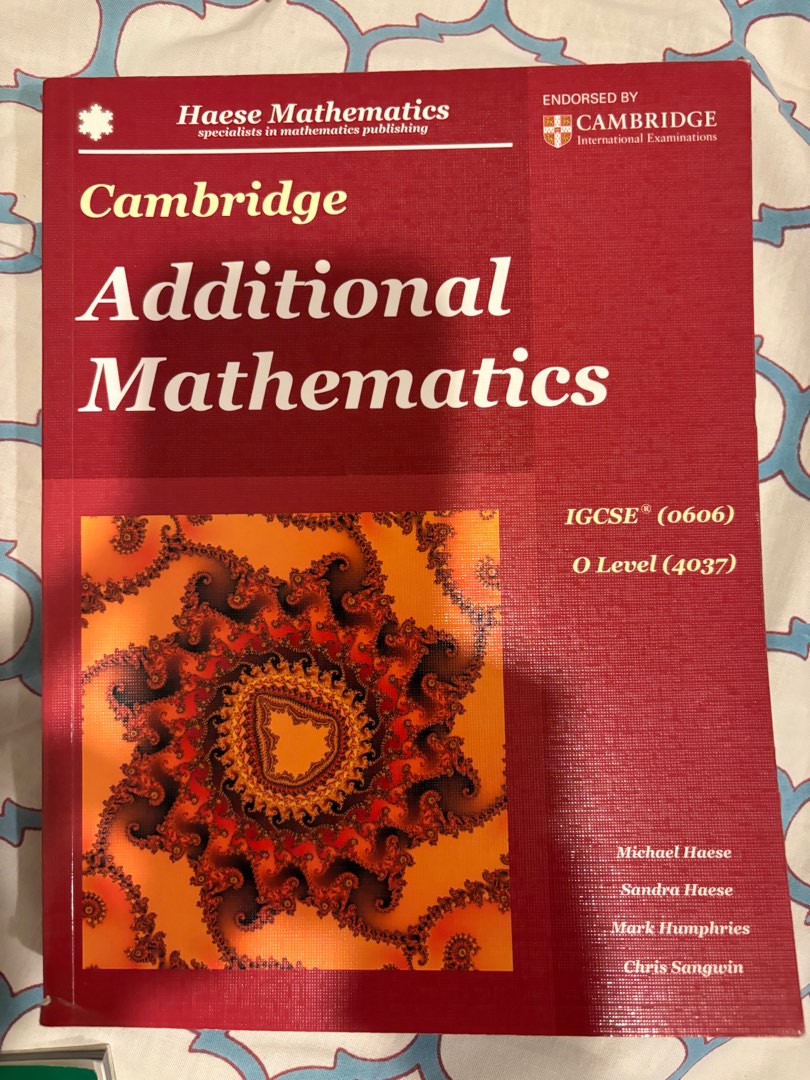 Cambridge Additional mathematics, Hobbies & Toys, Books & Magazines ...