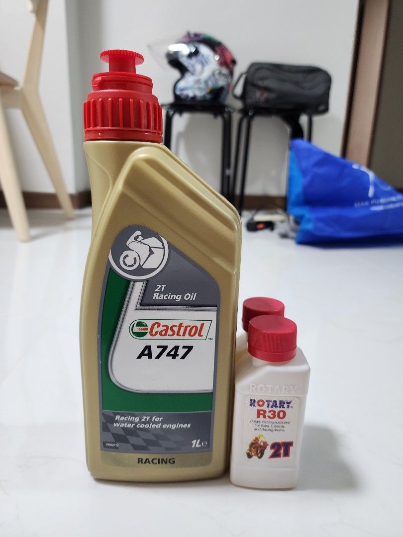 Castrol A747 & Rotary R30, Motorcycles, Motorcycle Accessories on Carousell