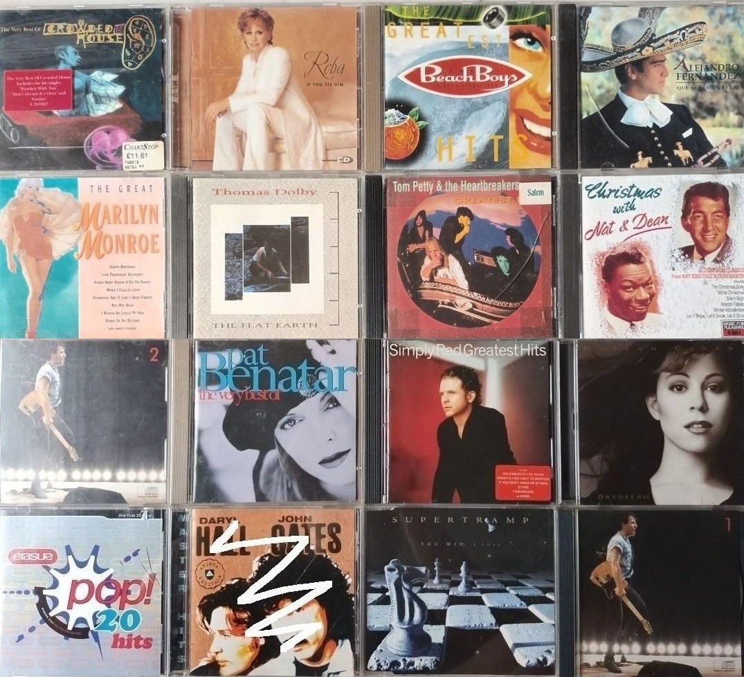 CD. 70s 80s pop rock cds tom petty abba OMD sting bee gees reo ...