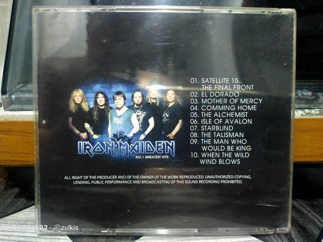 CD Iron Maiden, Hobbies & Toys, Music & Media, CDs & DVDs on Carousell