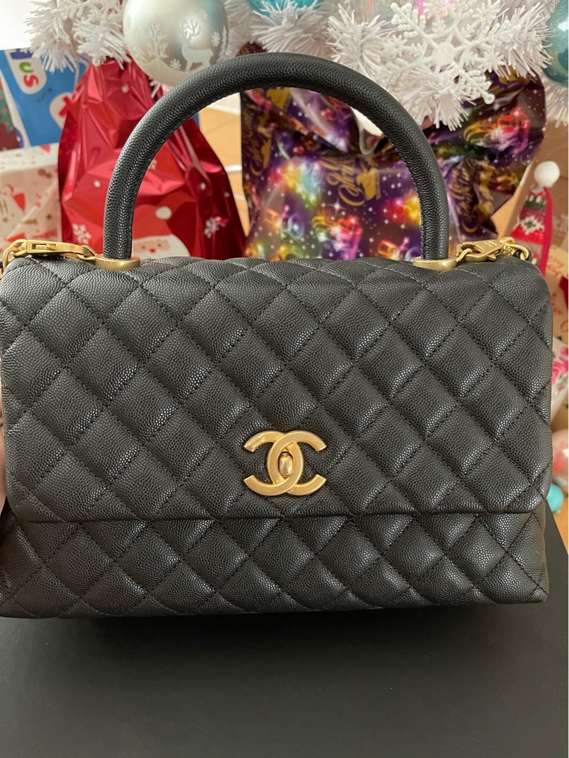 Chanel coco top handle ( small ), Women's Fashion, Bags & Wallets ...