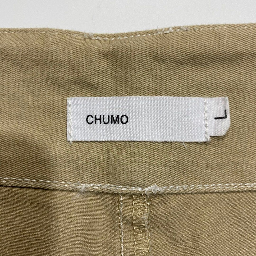 Chumo Japan Double Knee Wide Leg Pants, Men's Fashion, Bottoms ...