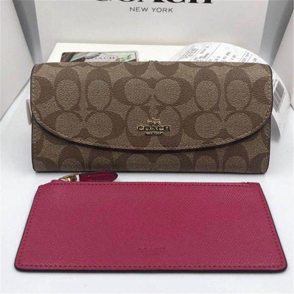 Coach slim envelope wallet, Women's Fashion, Bags & Wallets, Wallets ...
