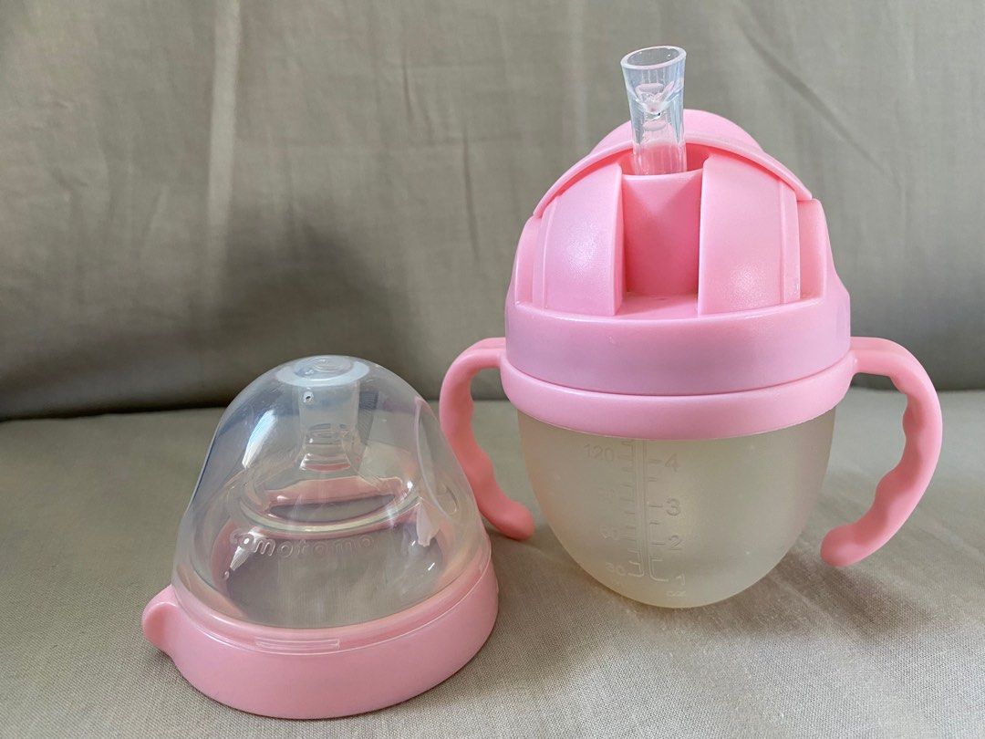 Comotomo 5oz. with strawcup, Babies & Kids, Nursing & Feeding ...