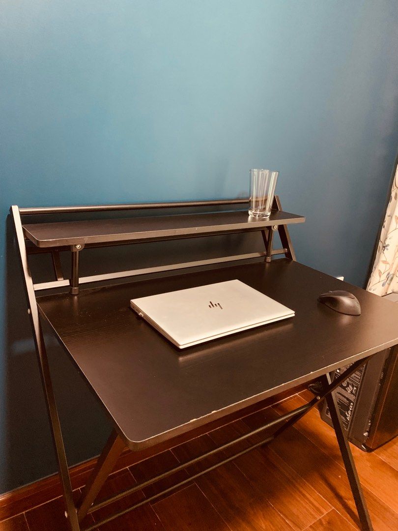 Compact study table, Furniture & Home Living, Furniture, Tables & Sets ...