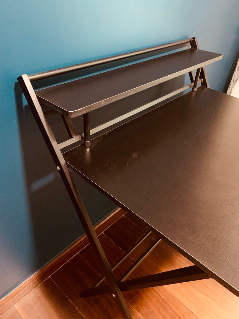 Compact study table, Furniture & Home Living, Furniture, Tables & Sets ...