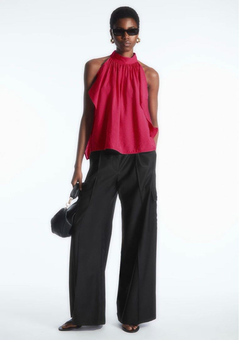 Cos Halterneck Top, Women's Fashion, Tops, Others Tops on Carousell