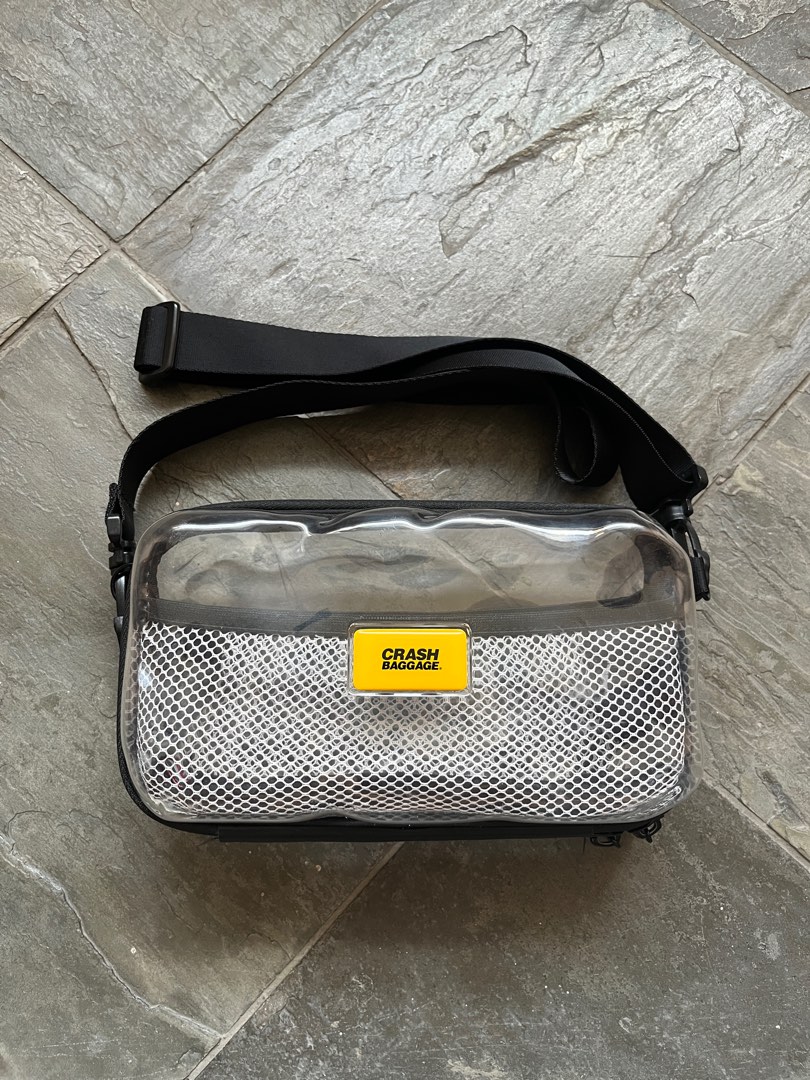Crash Baggage MINI Icon Clear Clutch Sling Bag, Men's Fashion, Bags ...