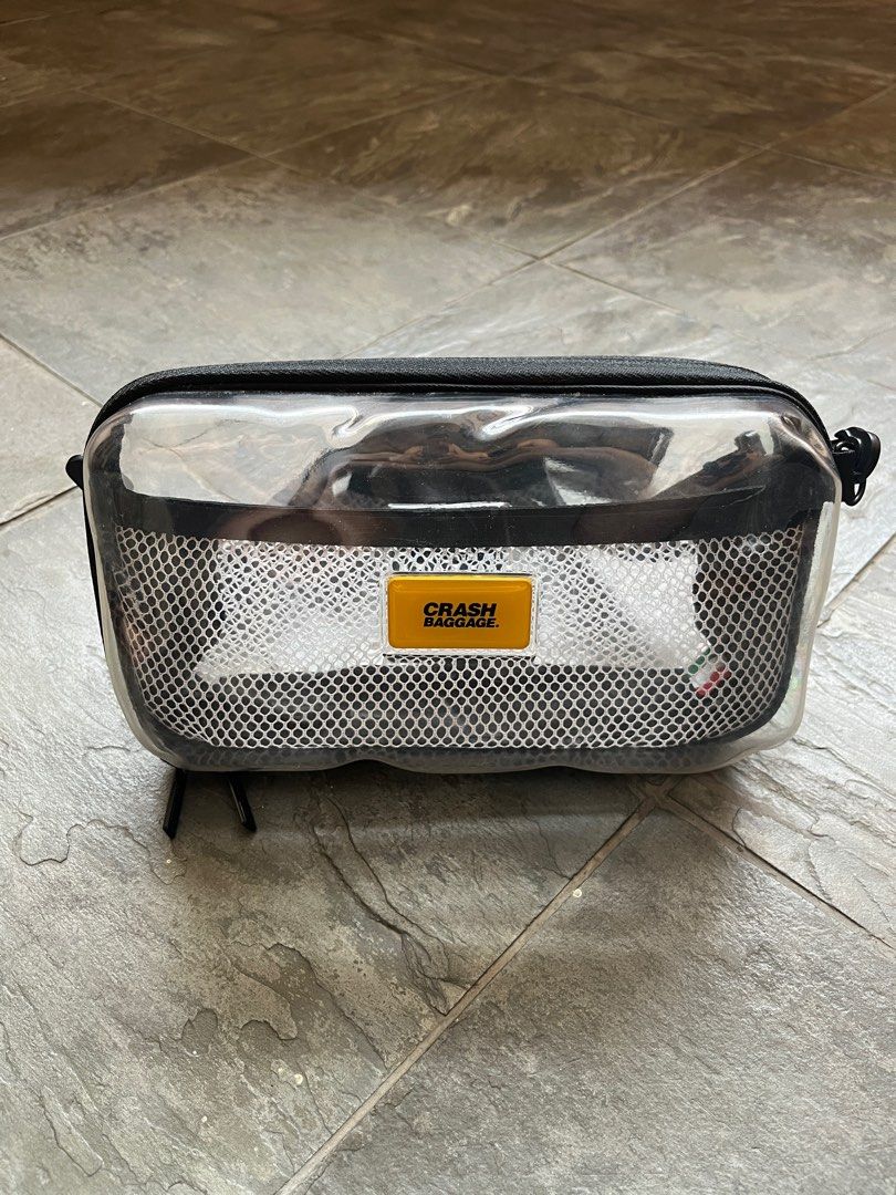 Crash Baggage MINI Icon Clear Clutch Sling Bag, Men's Fashion, Bags ...