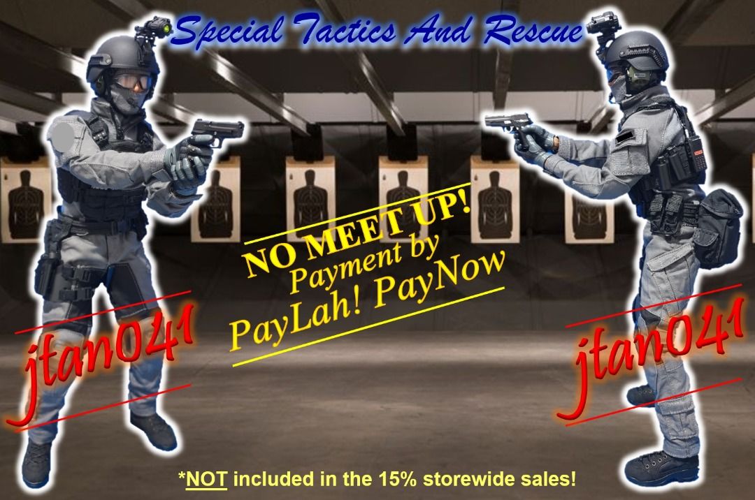 Customisation of 1:6 scale POLICE - STAR (G3 Combat Uniform - Grey ...