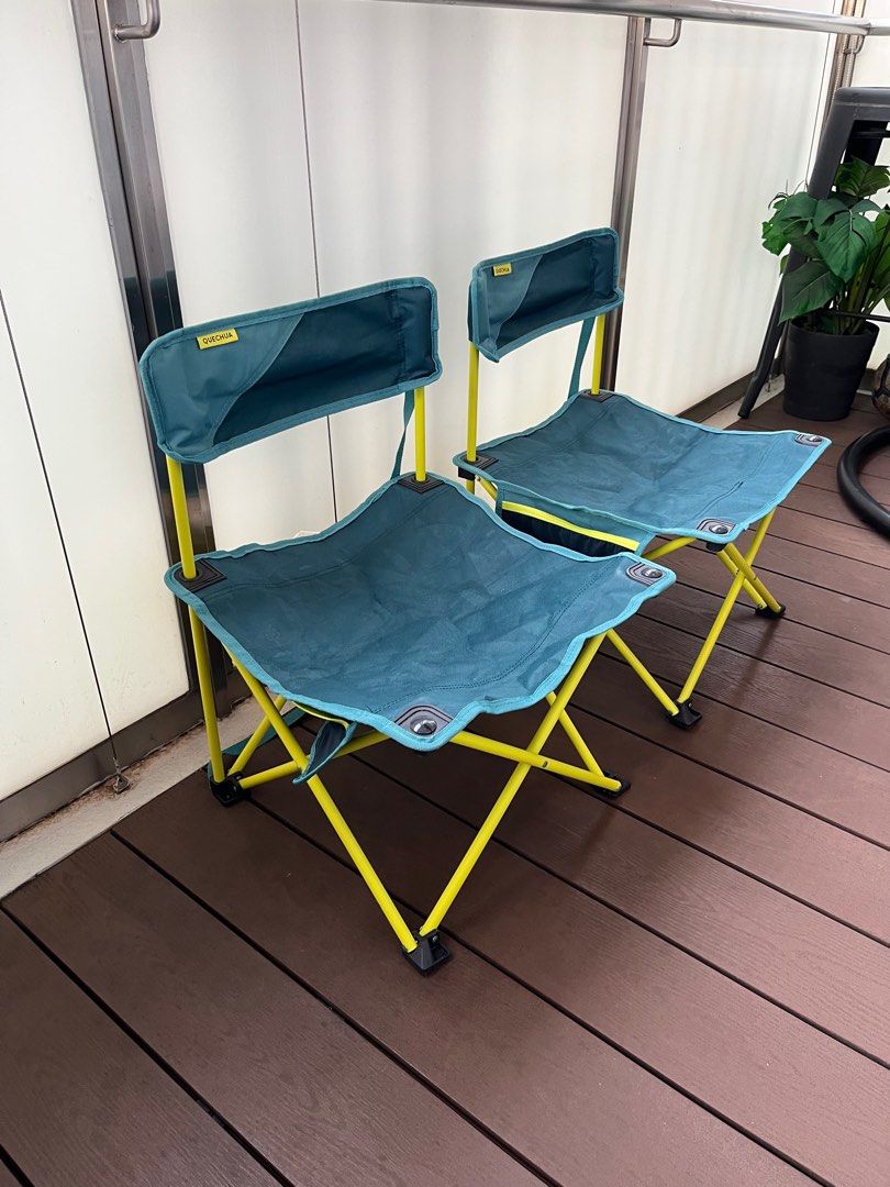 Decathlon Quecha Low Folding Camping Chair, Sports Equipment, Hiking ...