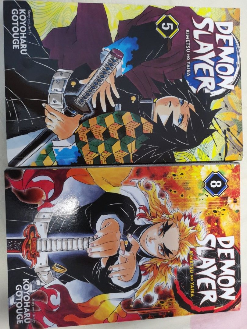 Demon Slayer Manga Volume 5 and 8, Hobbies & Toys, Books & Magazines ...