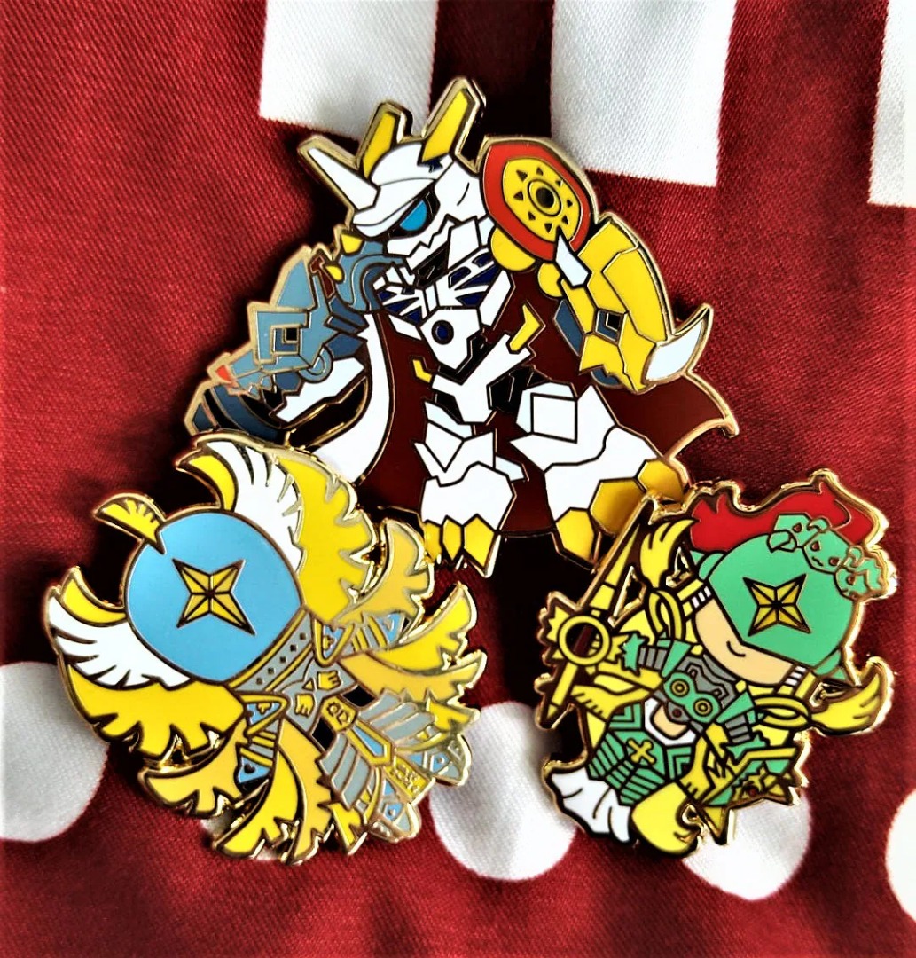 Digimon Enamel Pins Set 6, Hobbies & Toys, Toys & Games on Carousell