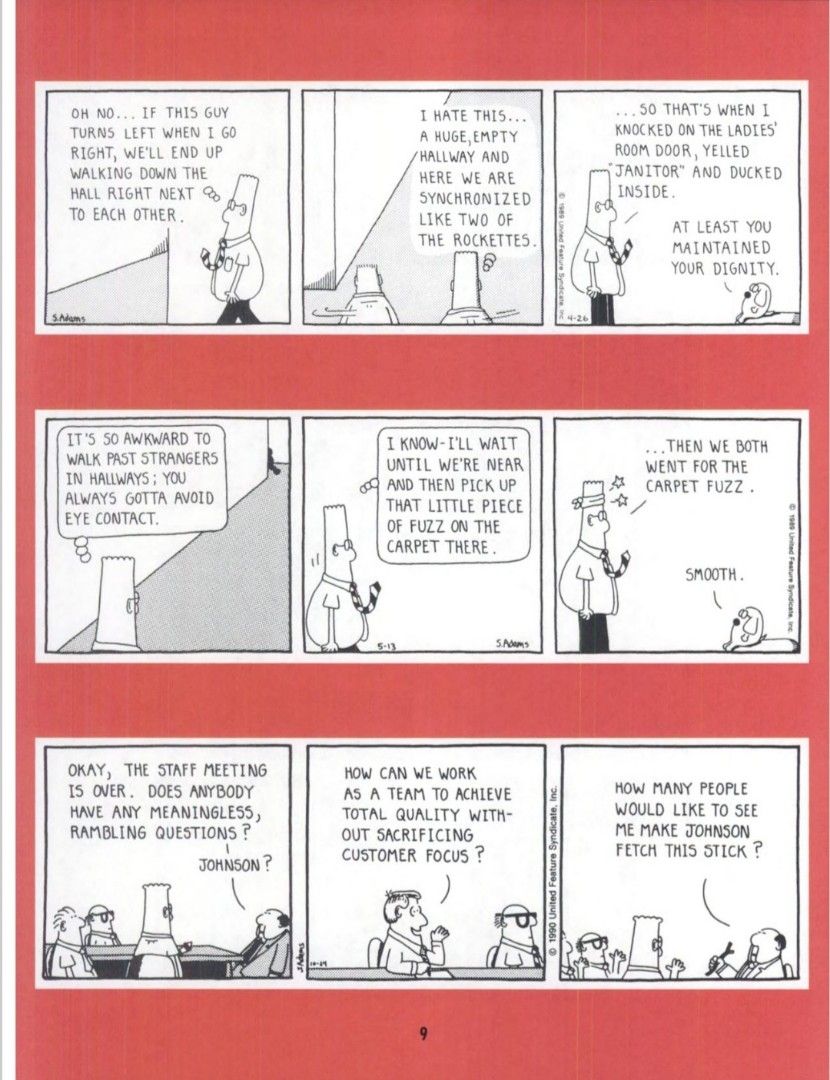 Dilbert What Do You Call A Sociopath in a Cubicle comics, Hobbies ...
