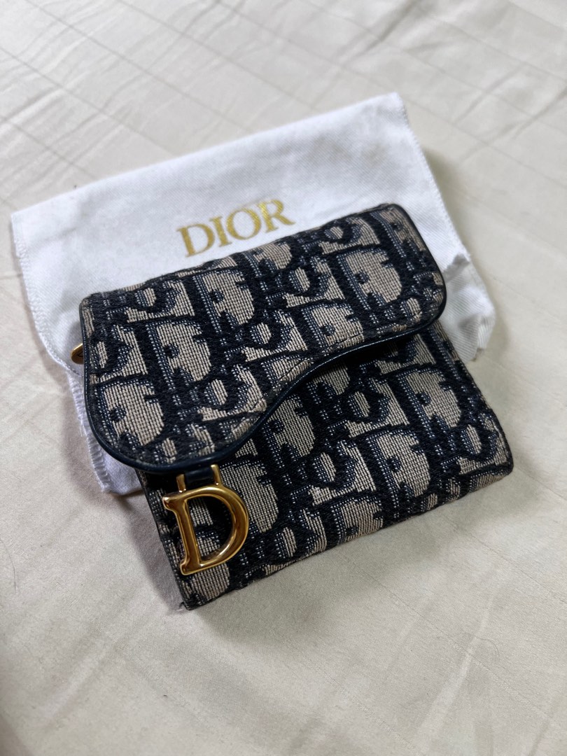 Dior Saddle Wallet, Luxury, Bags & Wallets on Carousell