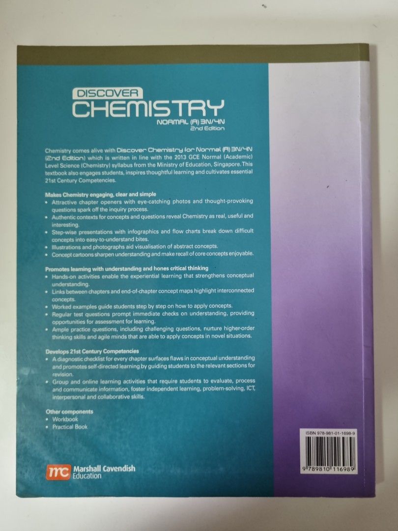 Discover Mathematics Chemistry Normal (A) 3N/4N Upper Secondary ...
