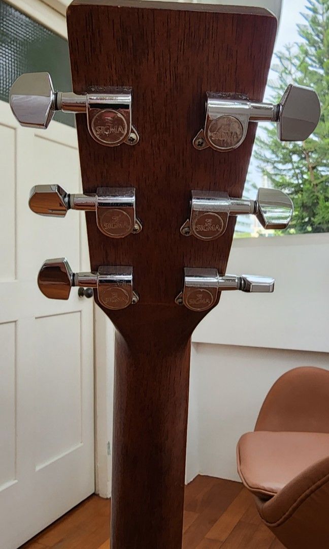 Dreadnought guitar Sigma DM-ST, Hobbies & Toys, Music & Media, Musical Instruments on Carousell