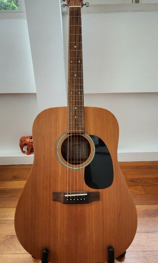 Dreadnought guitar Sigma DM-ST, Hobbies & Toys, Music & Media, Musical Instruments on Carousell