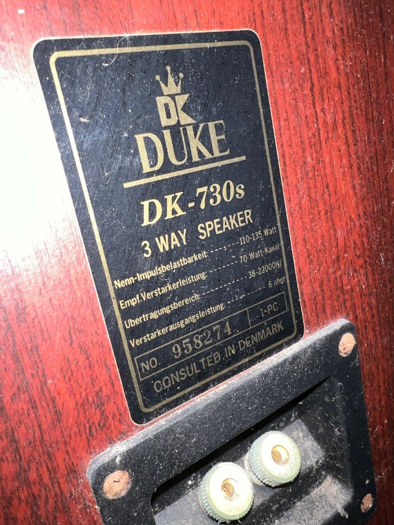 Duke DK-730s 3 WAY SPEAKER, Audio, Soundbars, Speakers & Amplifiers on ...