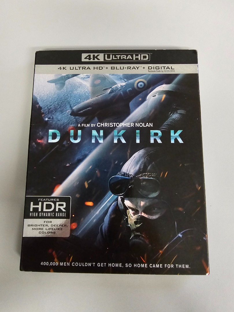Dunkirk 4k UHD blu ray, Hobbies & Toys, Music & Media, CDs & DVDs on Carousell