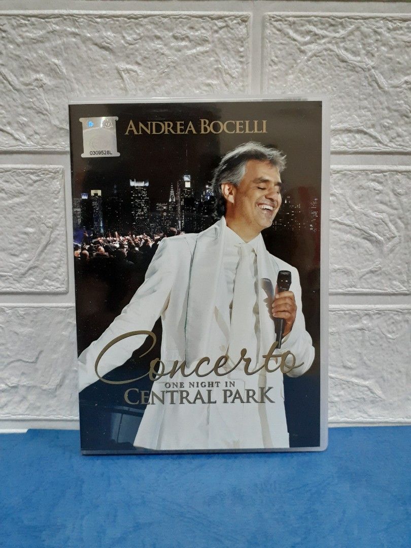(DVD) Andrea Bocelli Concerto One Night In Central Park, Hobbies & Toys ...