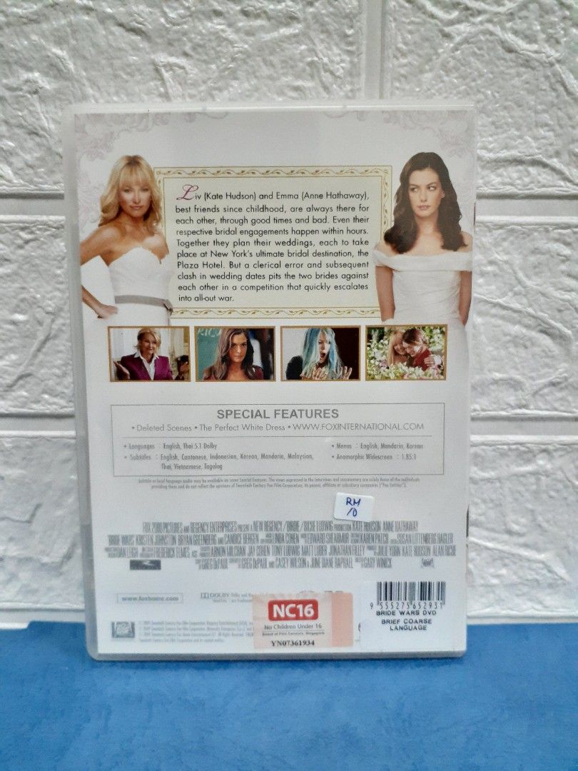(DVD) Bride Wars, Hobbies & Toys, Music & Media, CDs & DVDs on Carousell