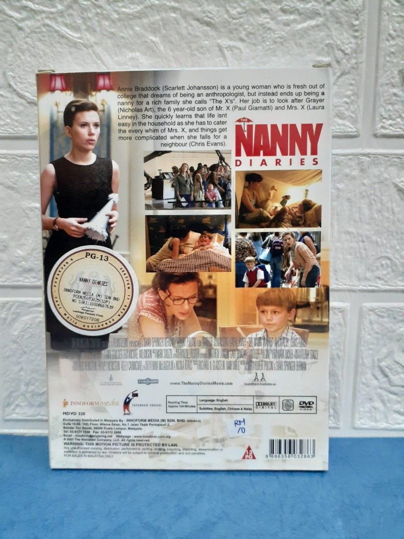 (DVD) Nanny Diaries, Hobbies & Toys, Music & Media, CDs & DVDs on Carousell