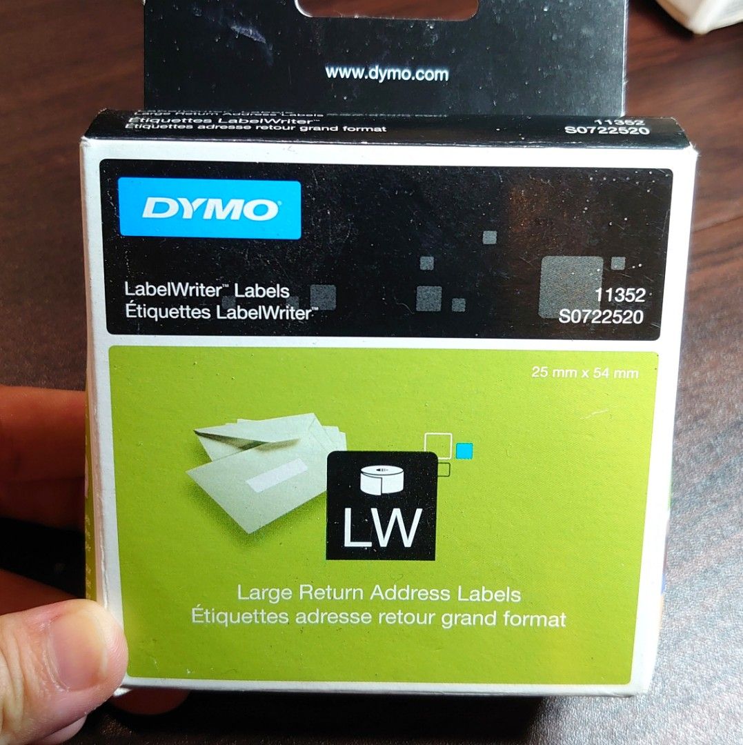 DYMO original return address label, Computers & Tech, Printers ...