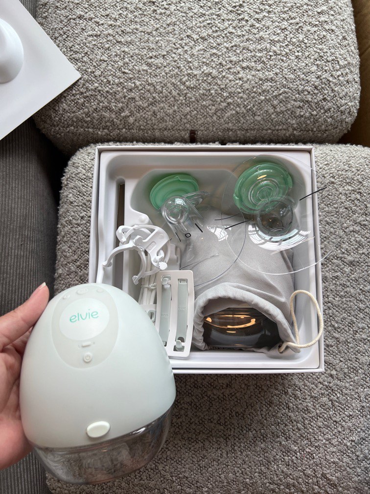 Elvie double pump set, Babies & Kids, Nursing & Feeding, Breastfeeding ...