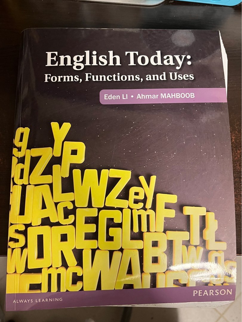 English Today: forms, functions, and uses, 興趣及遊戲, 書本 & 文具, 教科書 - Carousell
