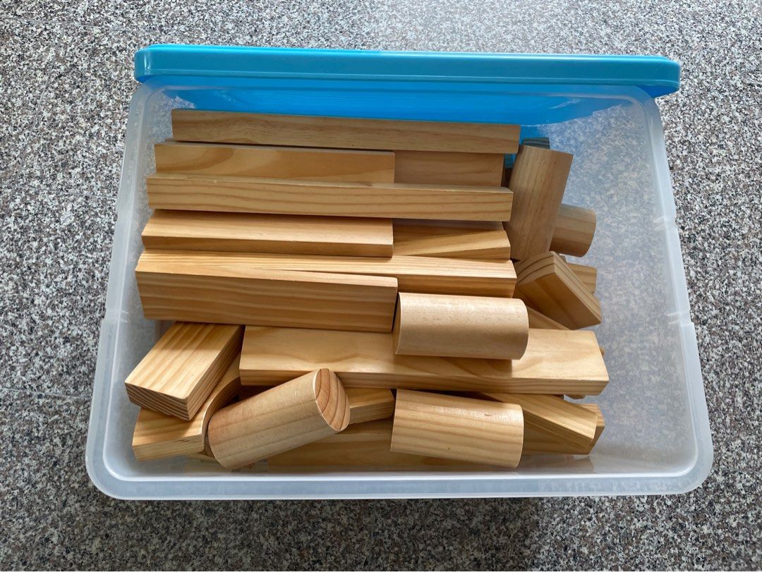 Extra Large Wooden Building Blocks, Hobbies & Toys, Toys & Games on ...