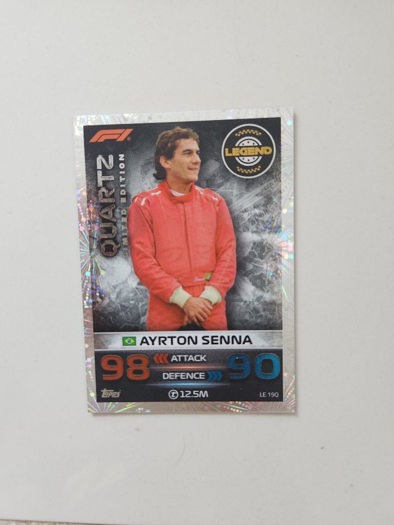 F1 turbo attax 2023 quartz limited edition Ayrton Senna, Hobbies & Toys ...