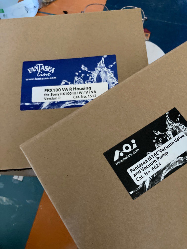 FANTASEA FRX100 VA R Housing with M16C Vacuum valve and pump, 運動產品, 運動與 ...