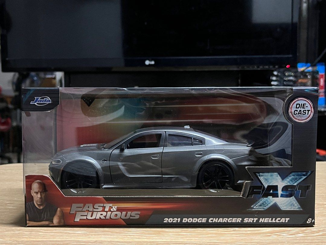 FAST AND FURIOUS JADA 1:24 2021 DODGE CHARGER SRT HELLCAT FAST X ...