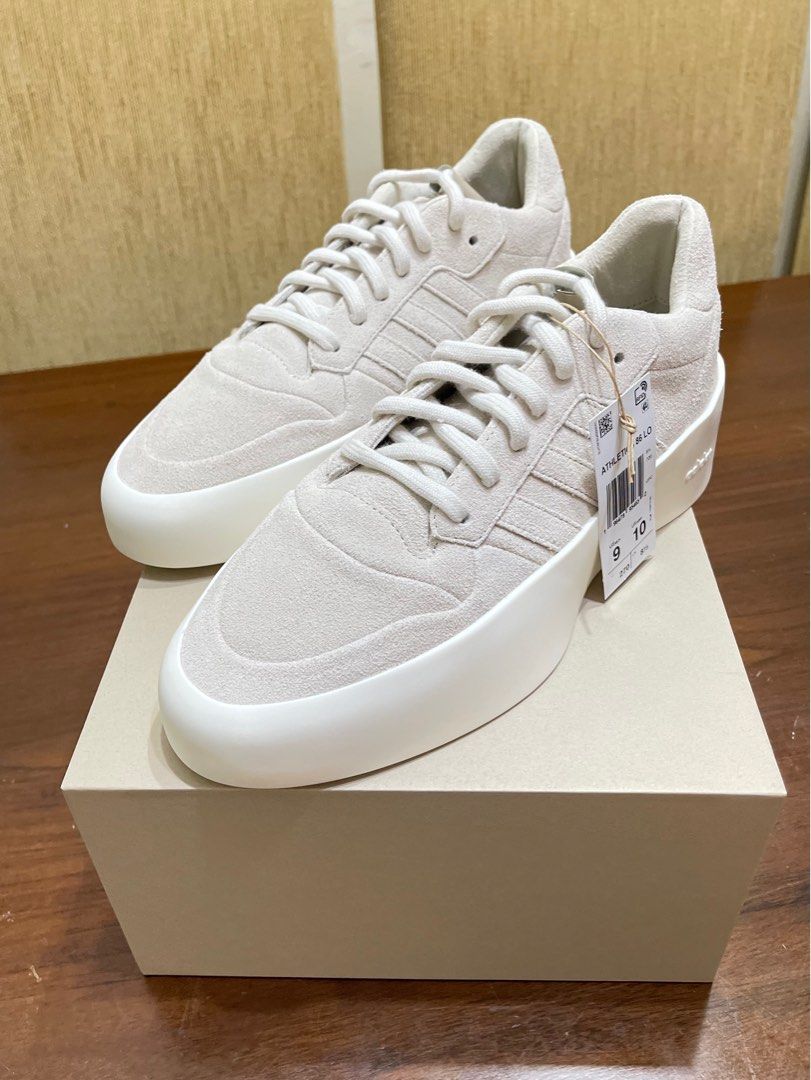 Fear of God X Adidas Rivalry Low 86 TALC FOG Exclusive, Men's Fashion ...