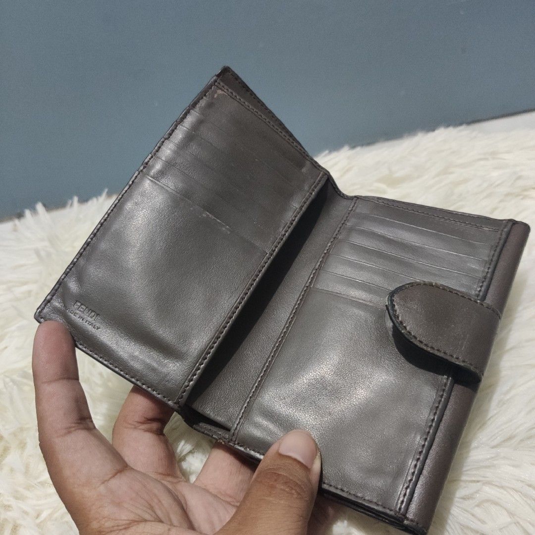 Fendi By The Way Trifold Wallet, Luxury, Bags & Wallets on Carousell