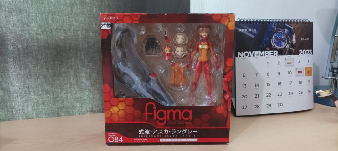 Figma evangelion bundle set Rare 084, 079, 091 asuka Langley, Rei, mari ...