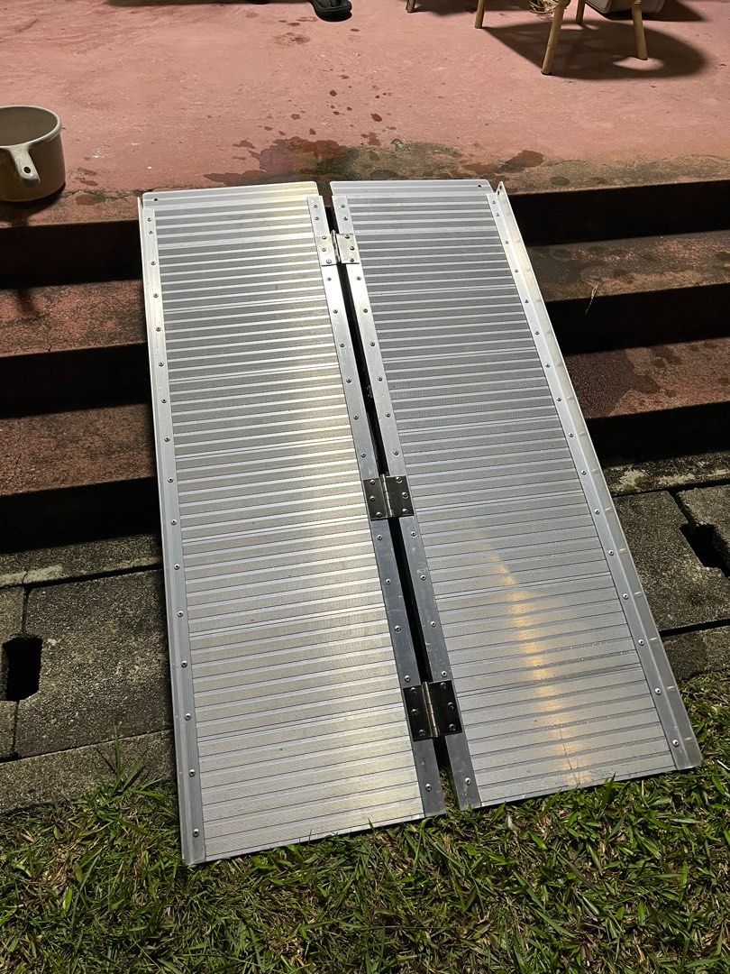 Foldable Ramp Stainless Steel, Health & Nutrition, Assistive ...