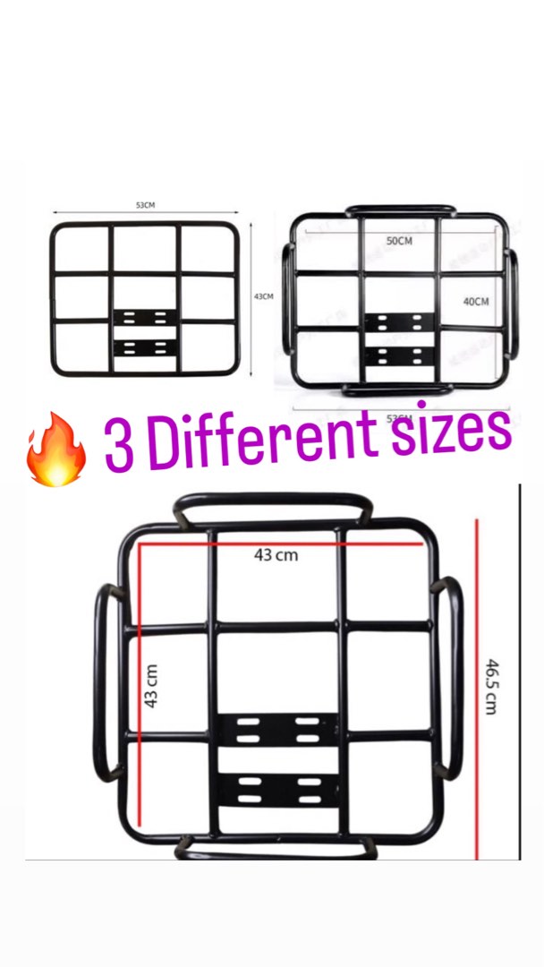 Food delivery rack bicycle rack motorcycle rack bic rack metal rack ...