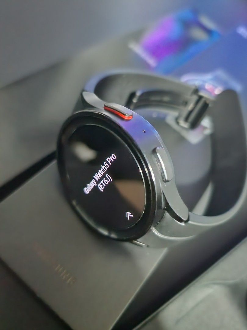 Galaxy Watch 5 Pro Titanium Black 45MM Samsung Watch 5PRO, Mobile ...