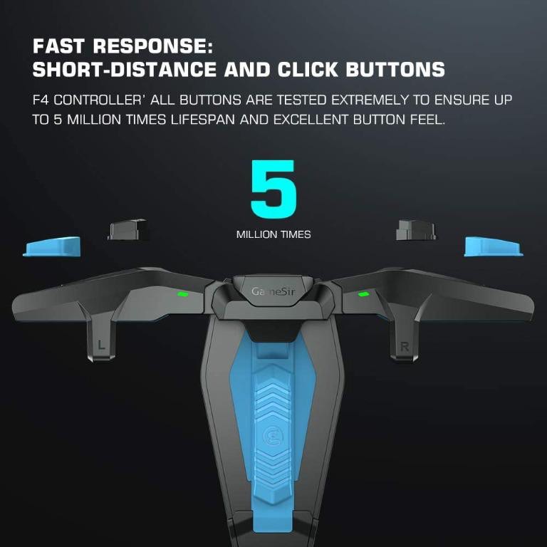 GameSir Mobile Game Controller F4 Falcon, Zero Latency Foldable Gaming ...