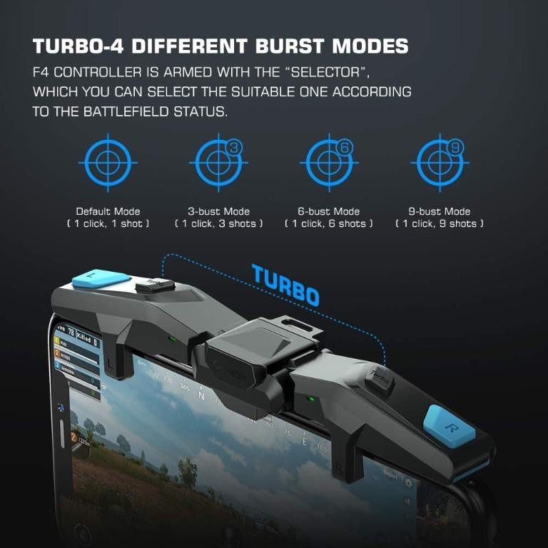 GameSir Mobile Game Controller F4 Falcon, Zero Latency Foldable Gaming ...