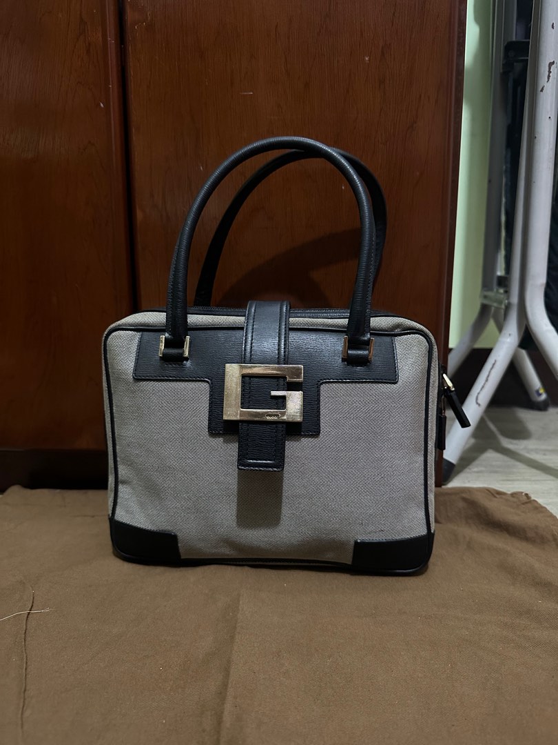 Gucci Handle Jacquard Boston Handle Bag, Luxury, Bags & Wallets on ...