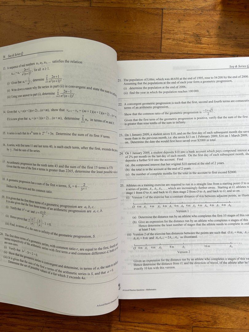 h2 math a level practice questions, Hobbies & Toys, Books & Magazines ...