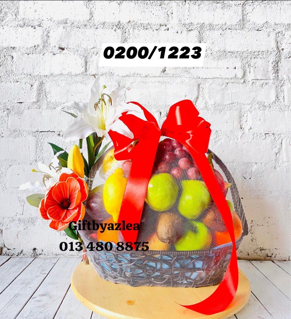 Hamper buah buahan segar ready stock, Food & Drinks, Gift Baskets ...