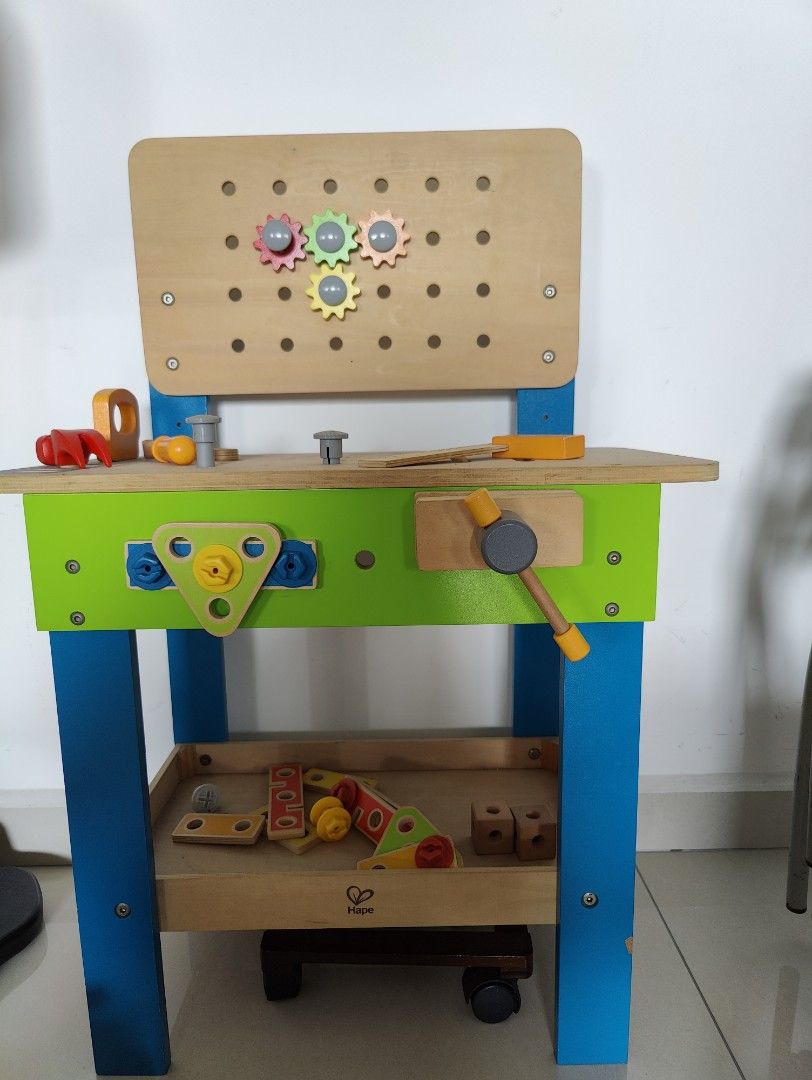 Hape Workbench, Hobbies & Toys, Toys & Games on Carousell