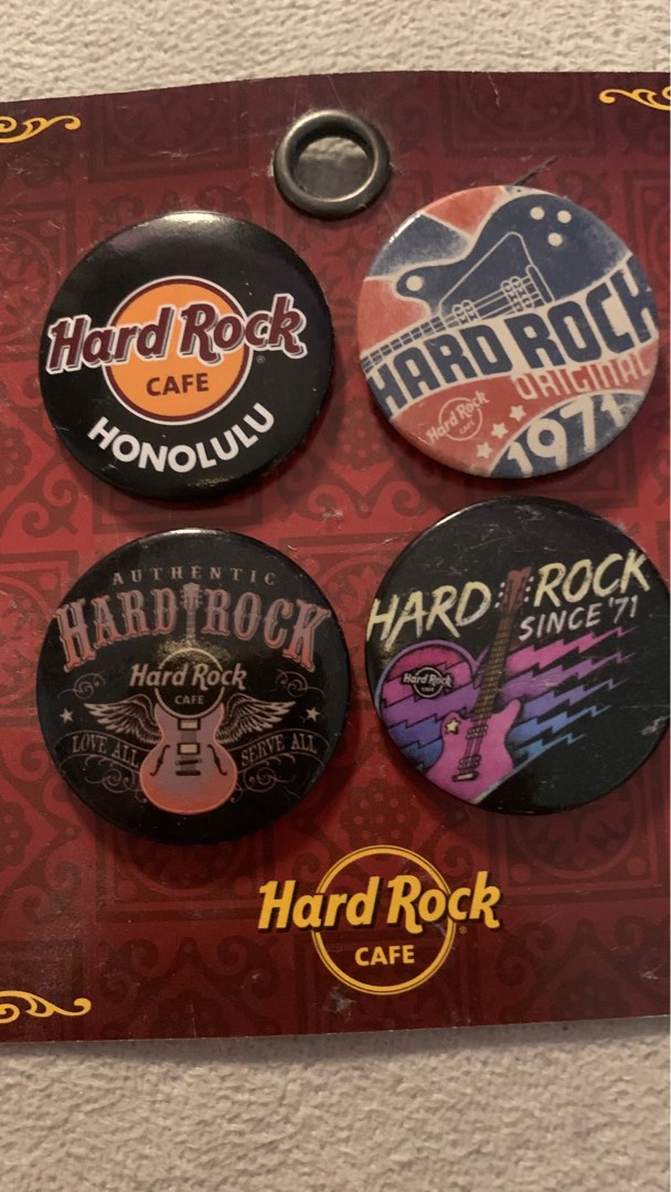 Hard rock Pins one for rm50, Hobbies & Toys, Collectibles & Memorabilia ...