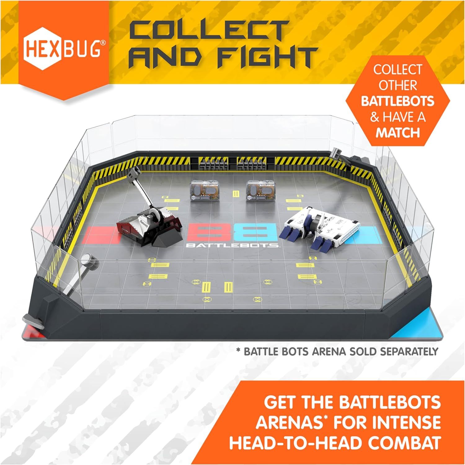 HEXBUG BattleBots Rivals 6.0 Rusty and Hypershock, Remote Control Robot ...